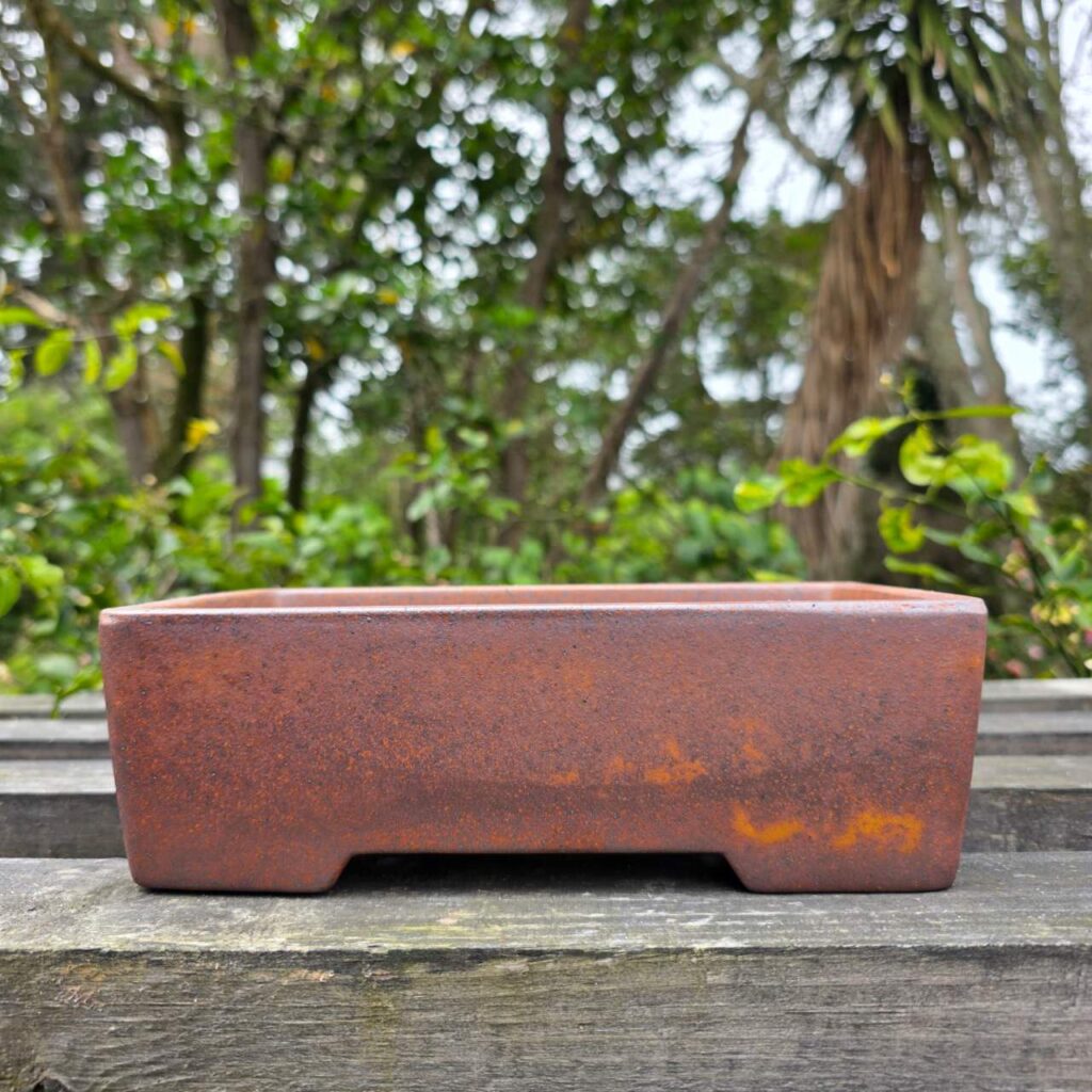 Quality 23cm Reduction-Fired Bonsai Pot D76H – NZ No1 Bonsai Pots supplier